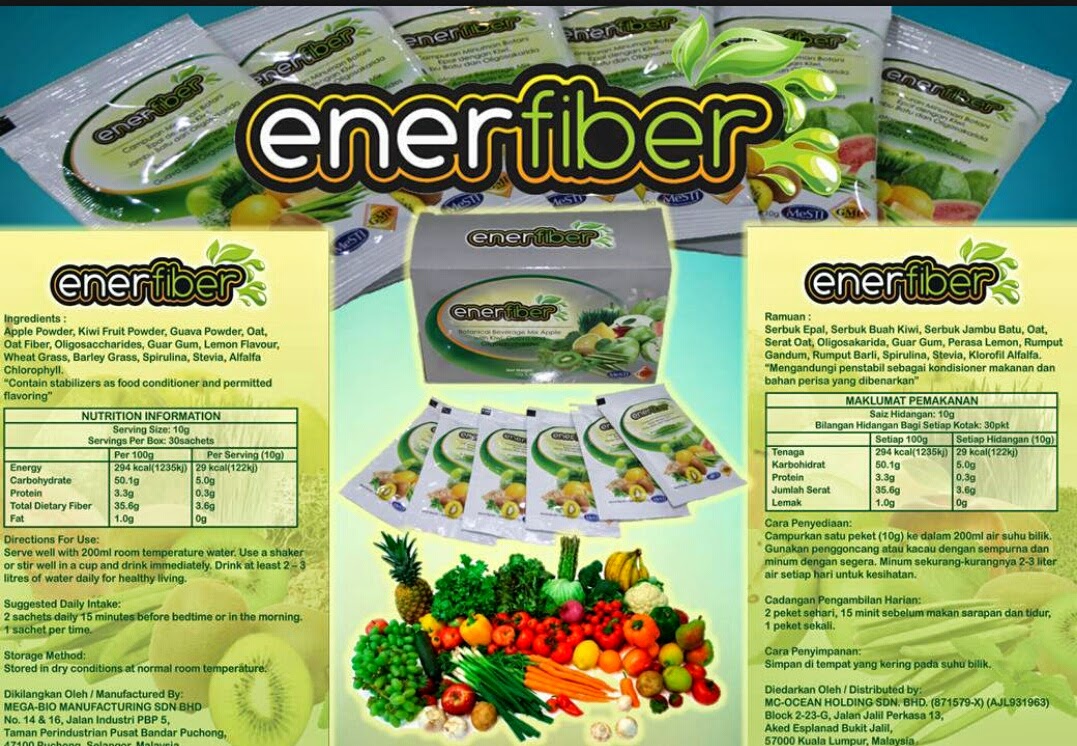 Mia Health & Beauty Store: ENERFIBER - Diet & Detox