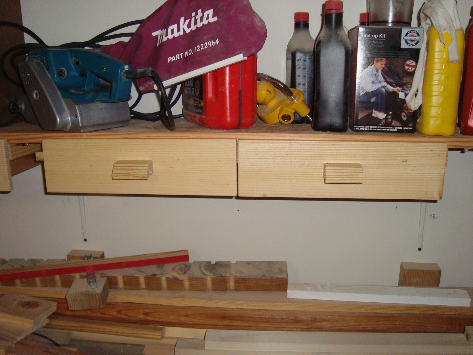 Brotherwood: Forstner Bit Storage Shelf and More Parts Storage Drawers