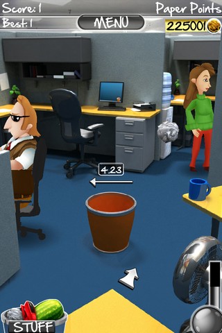 Paper Toss 2.0 丟紙團遊戲更新2.0版 – Dr.愛瘋 APP Navi