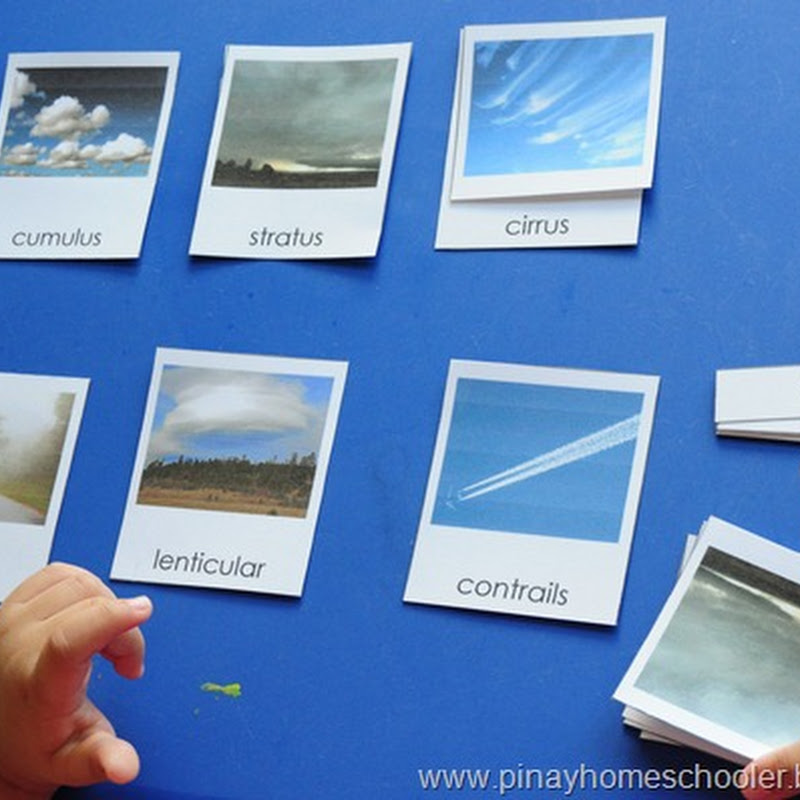 Clouds for Preschoolers (FREE nomenclature cards) | The Pinay Homeschooler