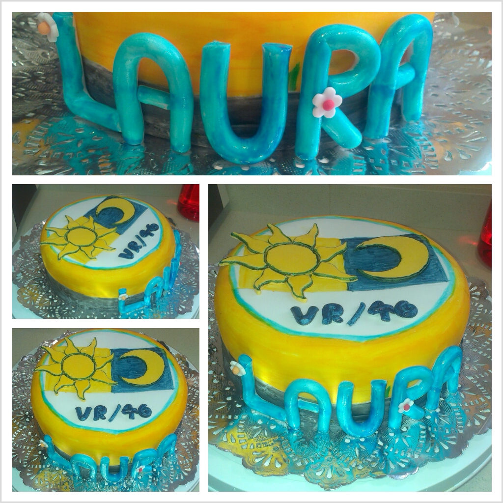 Galletas y pasteles Amnistia: Tarta VR/46 para Laura