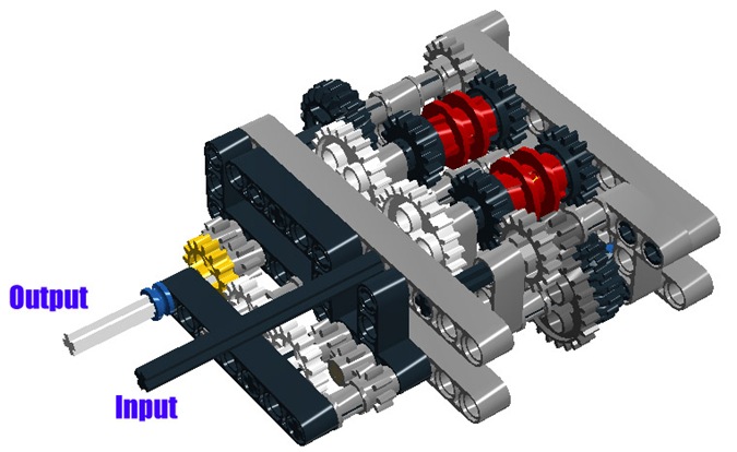 My Serene Rage: My first two-speed (then four) Lego Technic gearbox design
