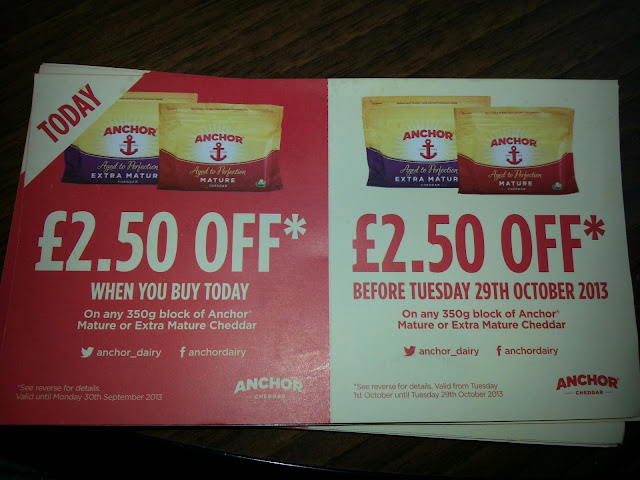 Anchor cheese roadshow etc 18/09/2013 – Coupon Clippers UK
