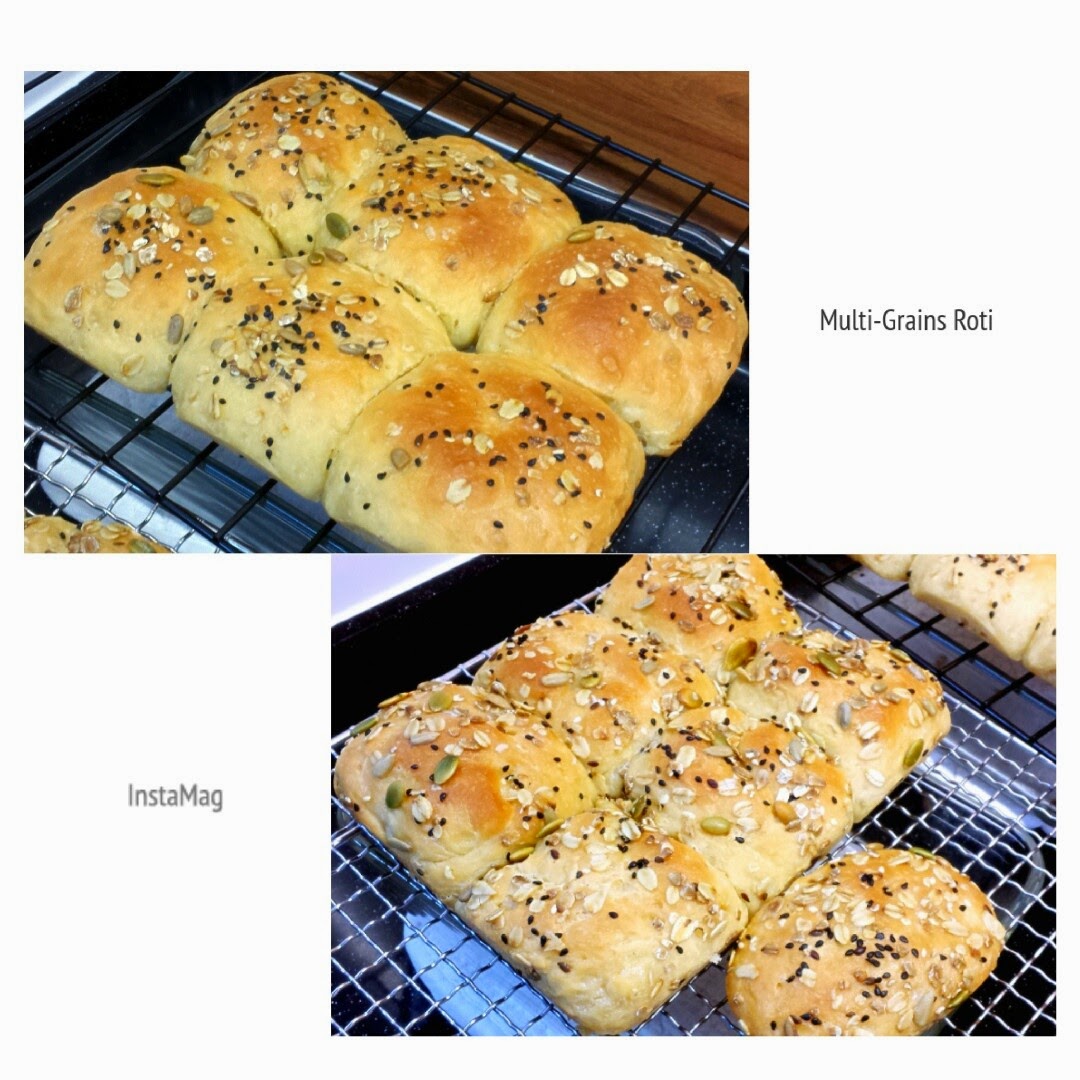 Me, MyBakez & MyWhatever......: Multi-grains Burger Bun