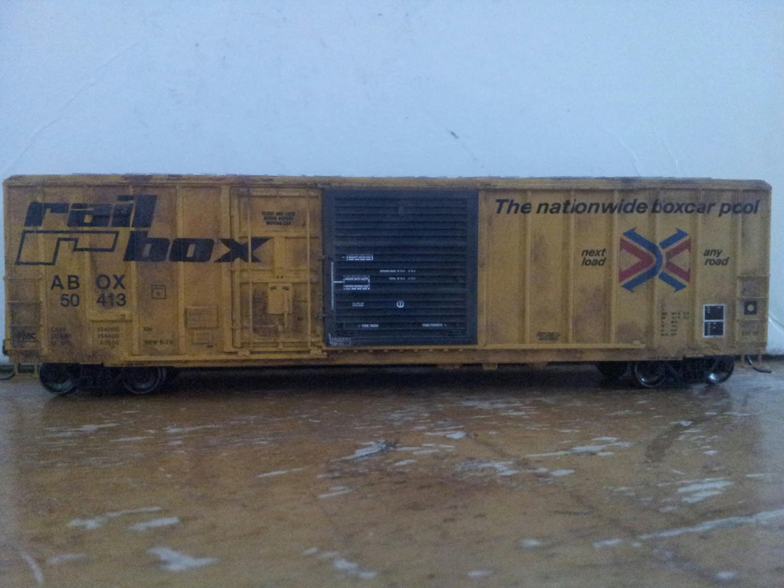 "Heavy Weather": ABOX #50413 FMC 5277 Combo Door Box Car