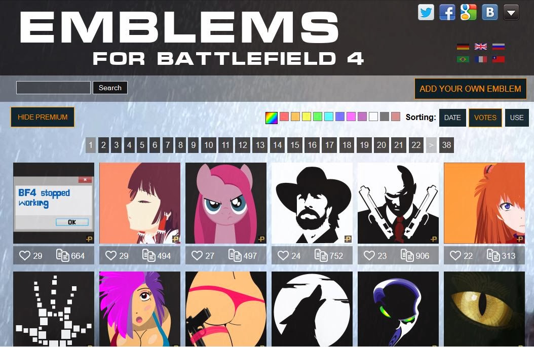 Battlefield 4 Emblem "How to" - Как нарисовать крутую эмблему в ...