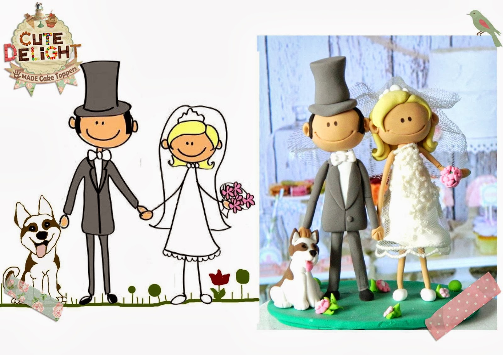 Wedding cake toppers, Custom Cake Topper, Funny cake toppers, Cake ...