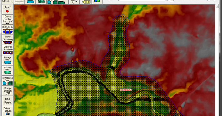 The RAS Solution: HEC-RAS Model with 2D Mesh Only.