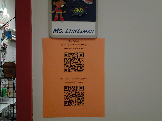 Technology Opens Doors: Rethinking the 5th grade Classroom...: QR code ...