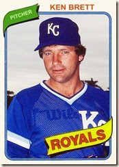 1980 Baseball Card Update: 1980 Kansas City Royals (1st): 97-65, 14Up