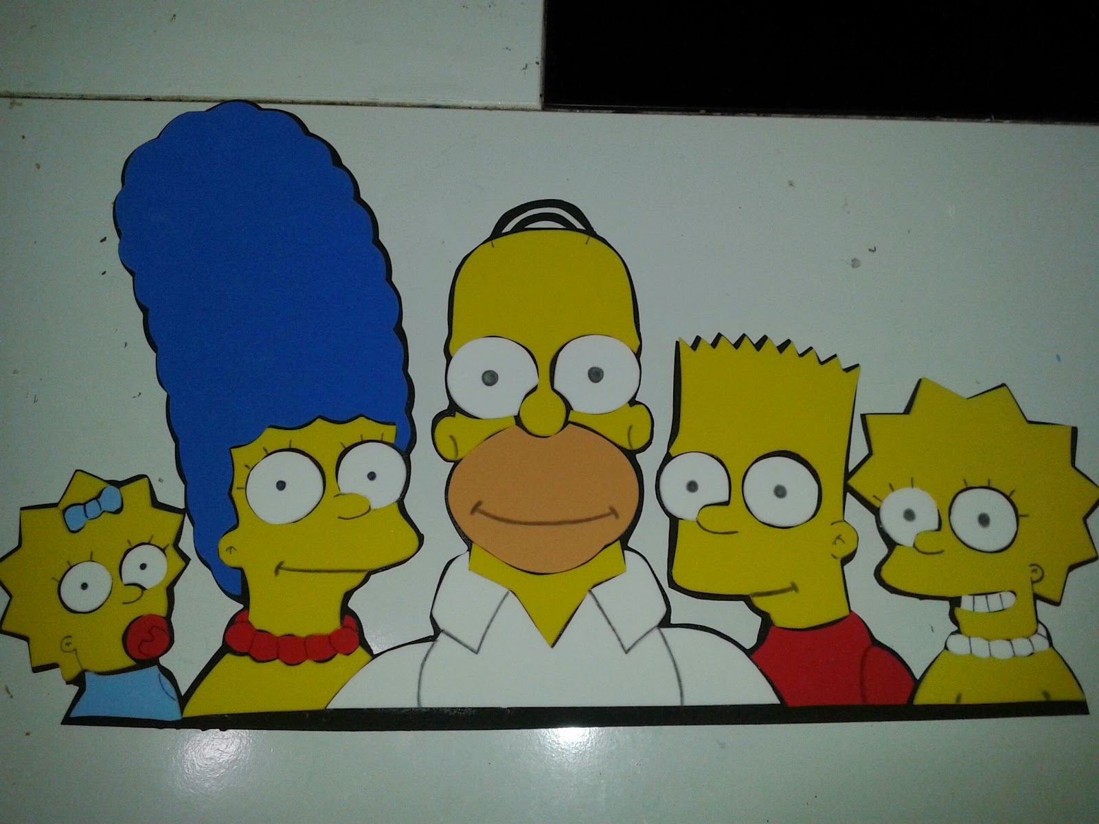 Mundinho de Muriel: Personagens em eva 40cm os simpsons
