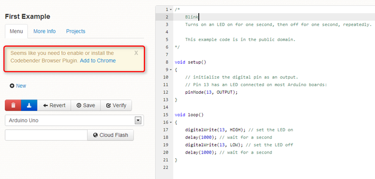 Cooper Maa Codebender A Web Based Arduino Ide
