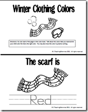 Winter Crafts and Colors!