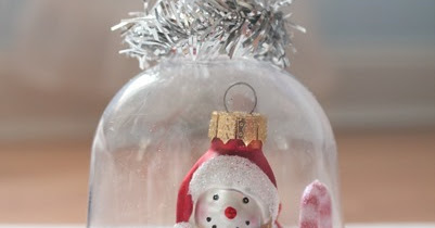 My Cottage Charm: Christmas Cloche Ornament…on the cheap!