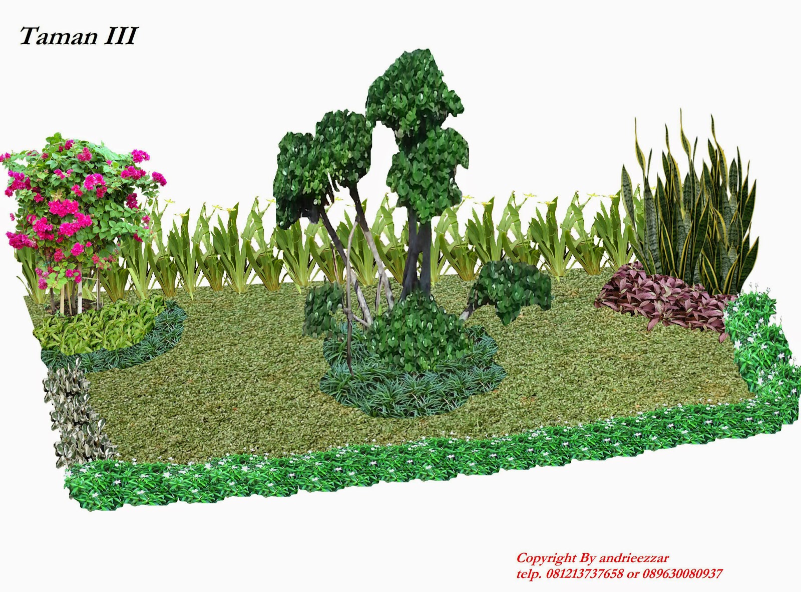 Contoh Desain Taman Minimalis | Gambar Taman Minimalis Depan Rumah Dan ...