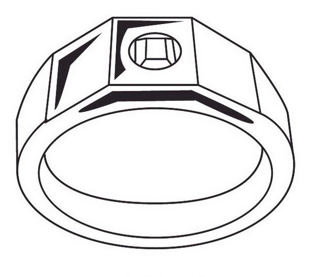 DIBUJOS DE SORTIJAS PARA COLOREAR