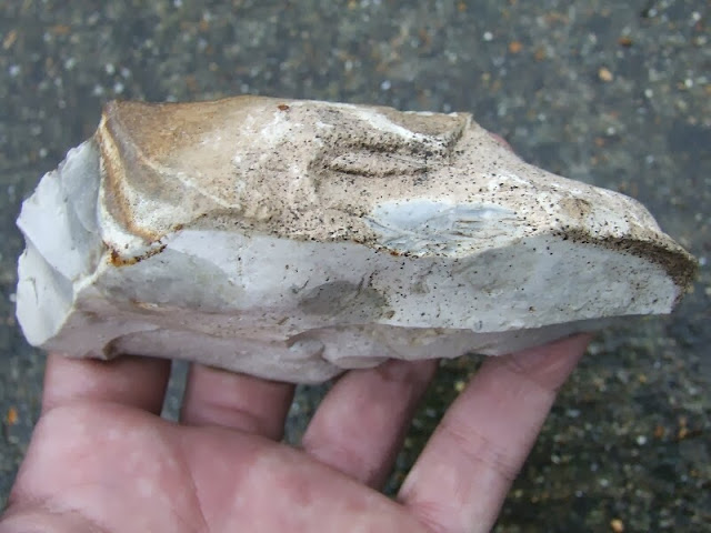 Portable Rock Art and Figure Stones - Eoliths: Flint Cleaver/Chopping ...