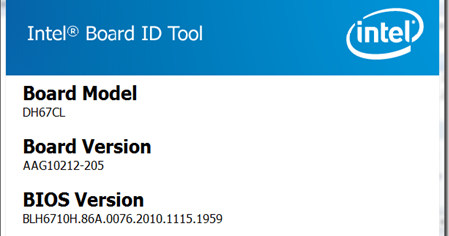 MPECS Inc. Blog: Excellent Intel Board Identifier Utility