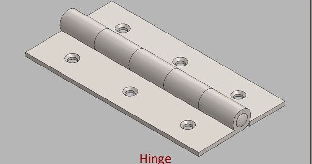 3D Solid Modelling Videos: Hinge (Video Tutorial) SolidWorks 2014