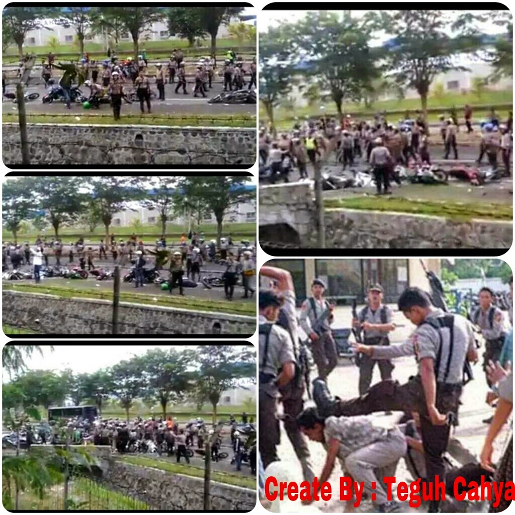 [Foto] Tindakan Represif Aparat Polisi. – teguh cahya