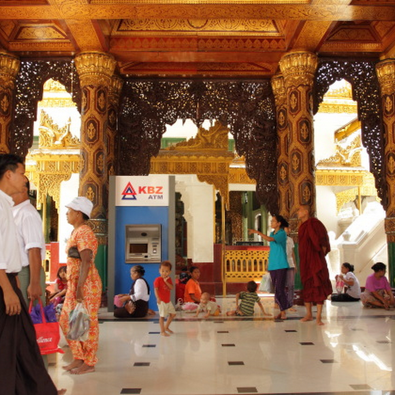 ATMs everywhere in Myanmar - Be On The Road | Live your Travel Dream!