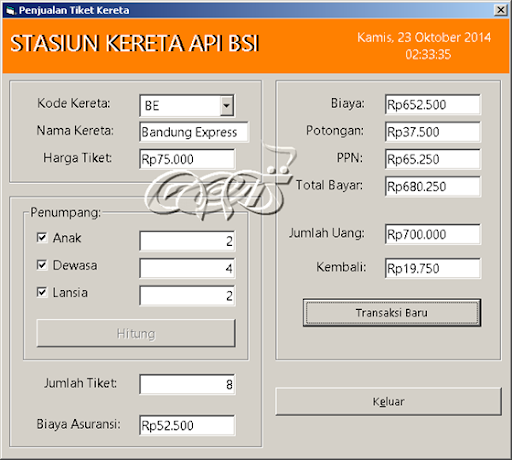 Contoh Program Penjualan Visual Basic 6.0 - tradersinput