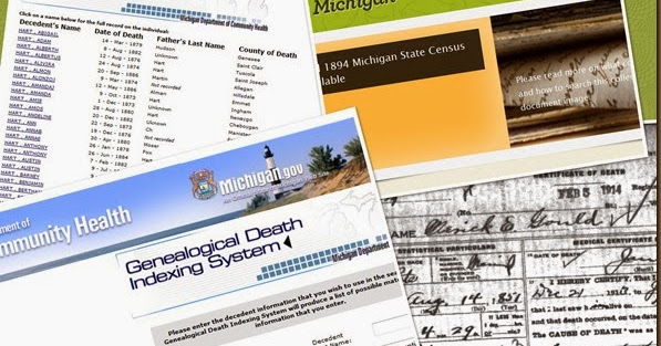 MICHIGAN FAMILY TRAILS : MICHIGAN DEATH RECORDS ONLINE–Where can you ...