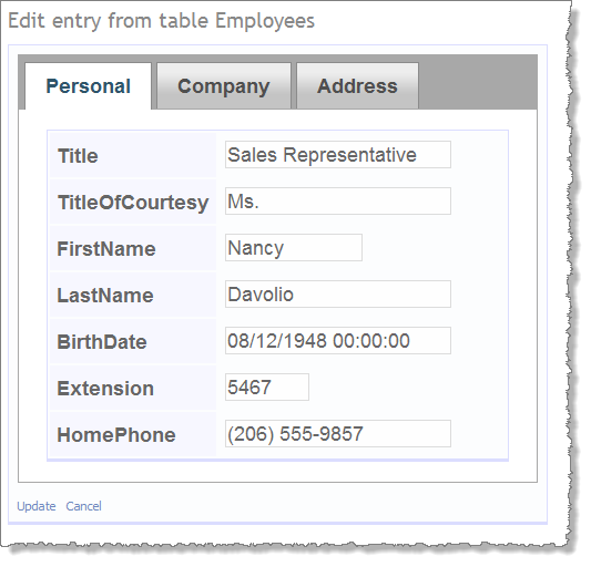 C Bits Creating A Tabbed Entity Template Using Wijmo Open For Juice Ui
