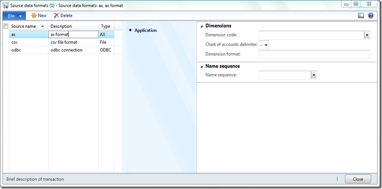 Data Importexport Frameworksource Data Format Ax Technical World