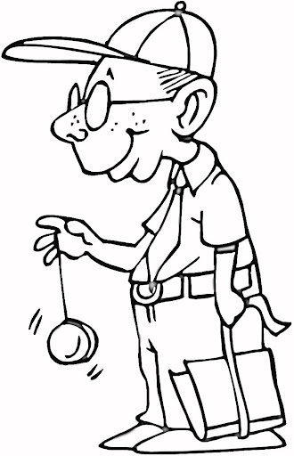 Figura de un yoyo para colorear - Imagui