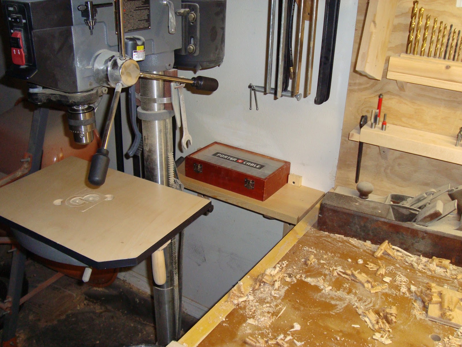 Brotherwood: Forstner Bit Storage Shelf and More Parts Storage Drawers