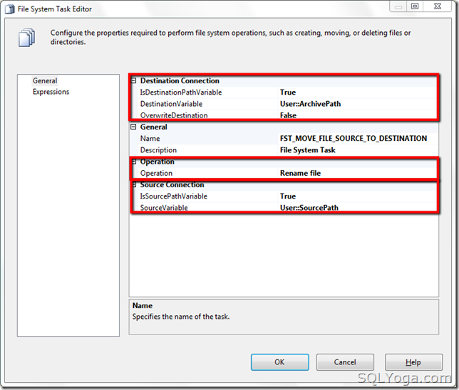 Sqlyoga Sql Server Ssis Rename And Move Files From Source Folder To Destination Folder