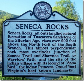 Little Bits of History Along U.S. Roadways: Seneca Rocks