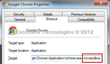 Sandboxie chrome - taskrelop