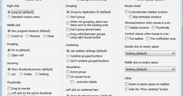 7+ Taskbar Tweaker: Make Customizations You Never Thought are Possible