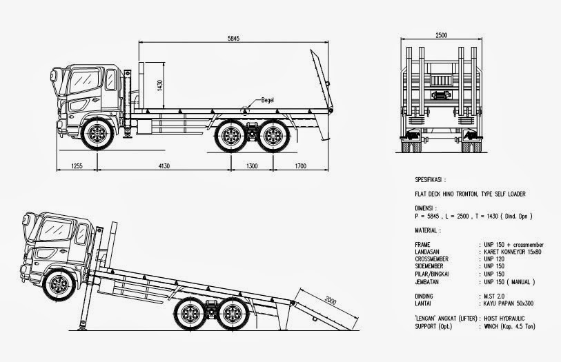 BAK CRANE & SELF LOADER >> ROYAN NAGASONA