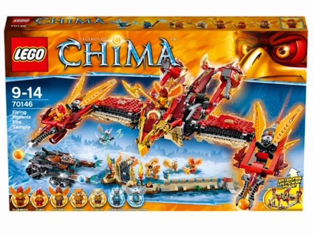 Bricker - Construction Toy by LEGO 70146 Flying Phoenix Fire Temple