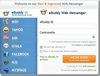 Ebuddy Messenger gratis en español | MSN Programas