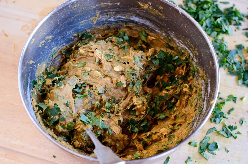 Kale chocolate chip cookies - Pancake Ninja