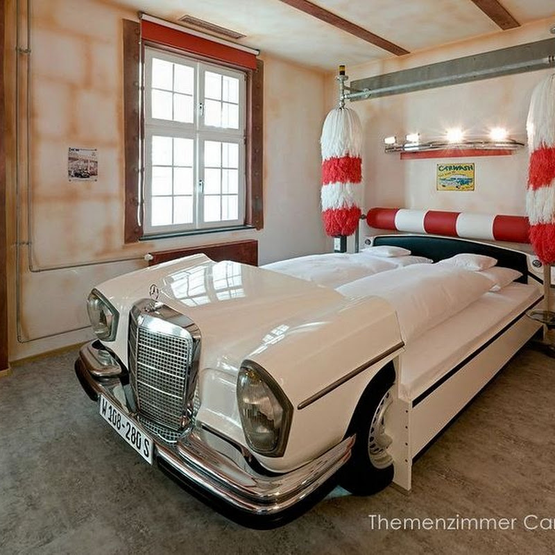 V8 Car Themed Hotel in Stuttgart, Germany | Amusing Planet