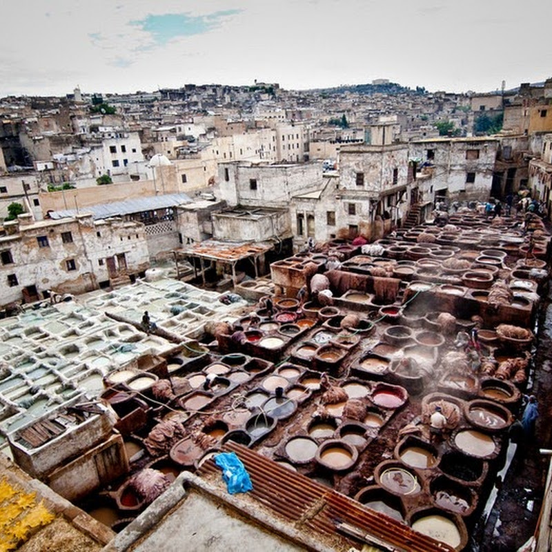 The Leather Tanneries of Fez, Morocco | Amusing Planet