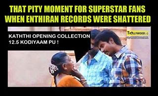 KATHTHI BEATS ENTHIRAN RECORD- FUNNY TROLL MEMES | FUNNY INDIAN ...