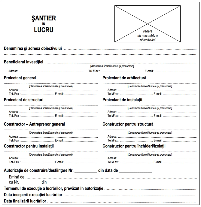 Graphis Advertising - Productie Publicitara: Panou de santier