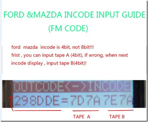 Ford Mazda Incode Calculate Tool - OBD2 World!