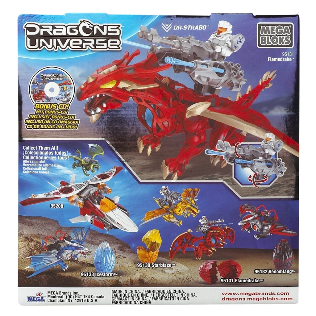 Bricker - Construction Toy by MEGABLOKS 95131 Flamedrake