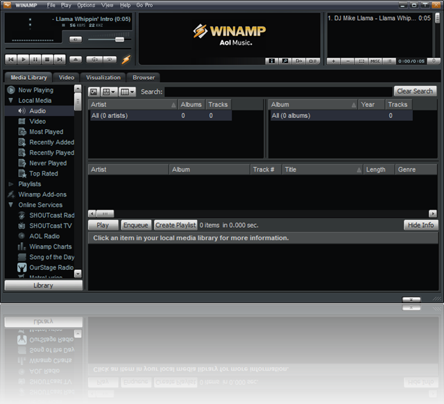 Download New Winamp 5 Full 5.70 Build 3392 Beta | Technical Support