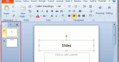 A Consuming Experience: Powerpoint - how to get back the slides ...