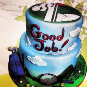 Carousel Spin: [Lifestyle] “Good Job” cake