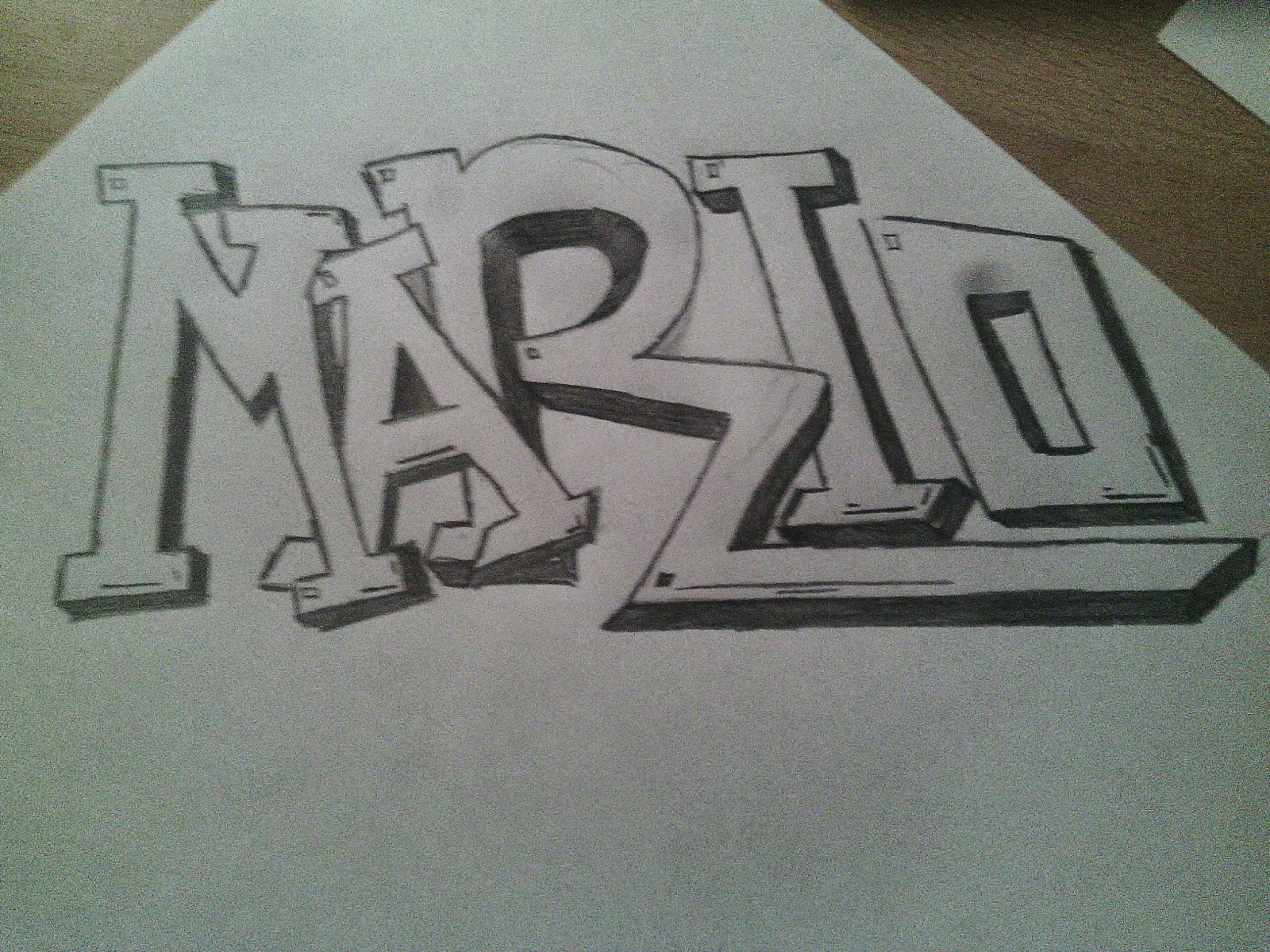 Mi vida segun tu : Graffiti mario