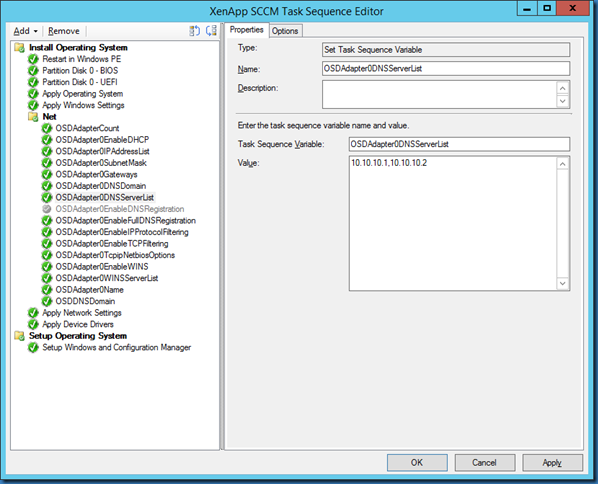 Apply Network Settings In A Task Sequence Part 3 Mindcore Techblog
